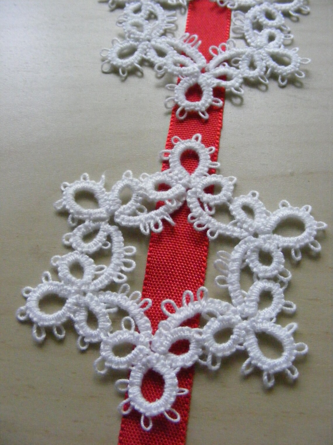 Needle Tatted Snowflake Ornament Pattern and Tutorial PDF File - Etsy