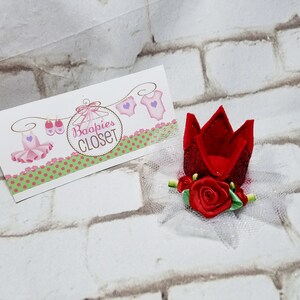 Valentine's Day Mini Me Crown Barrettes, Baby Birth Crown Hair ...