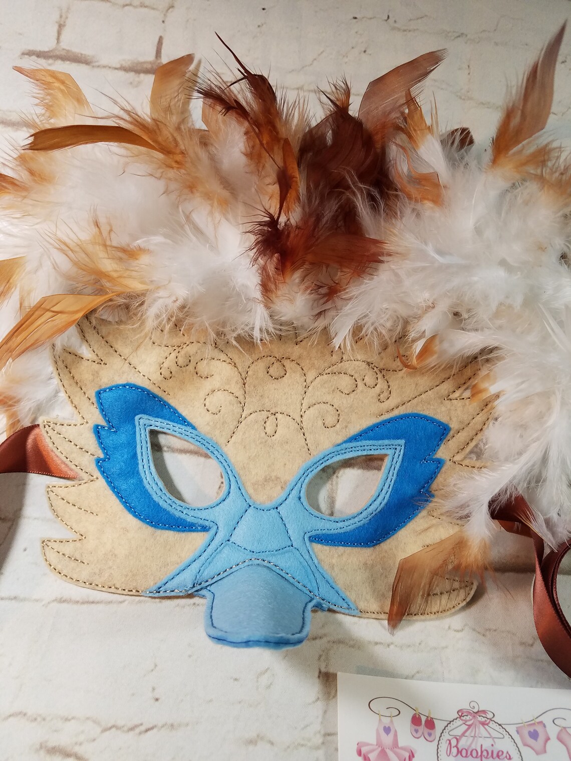 Custom Bird Mask, Adult Masks, Kids Masks, Exotic Bird Mask, Firebird ...
