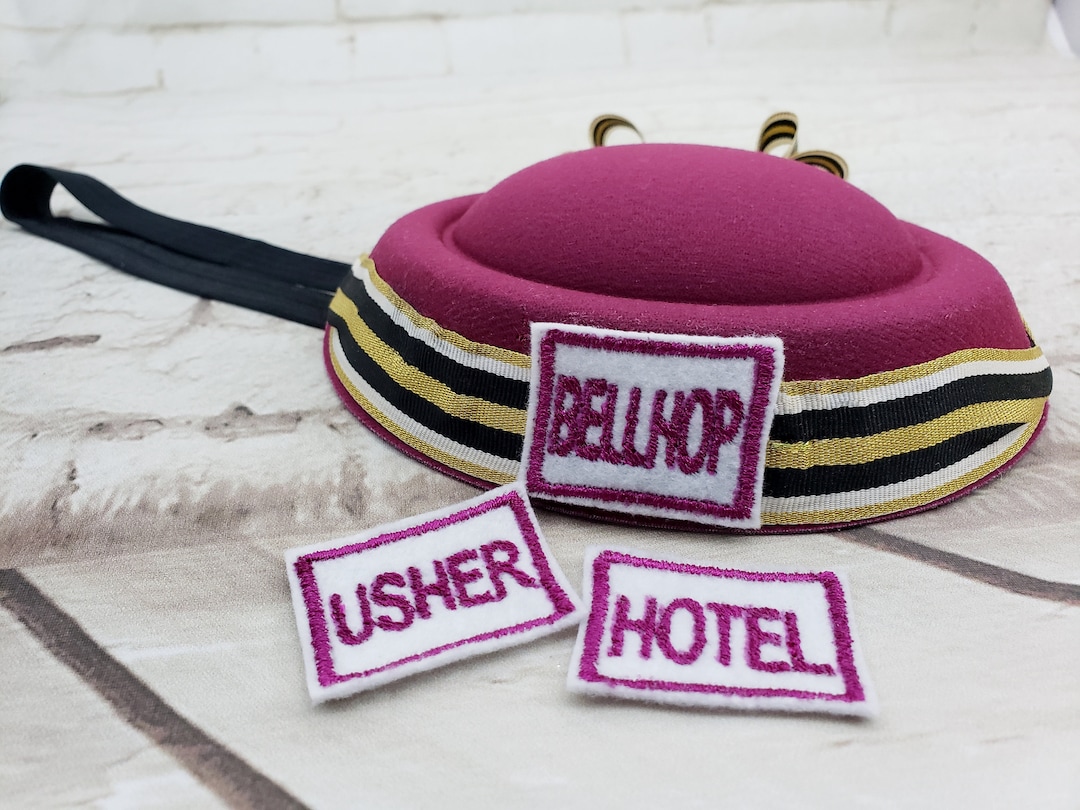 Bell Hop/usher Mini Hat for Adults and Children, Hotel Usher Mini Hat ...