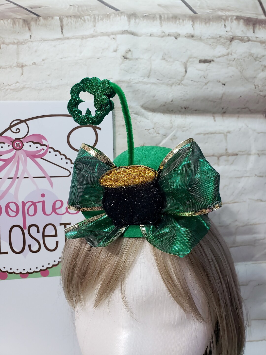 Leprechaun Pot of Gold Mini Derby Hat: St. Patrick's Day Party Hat - Etsy