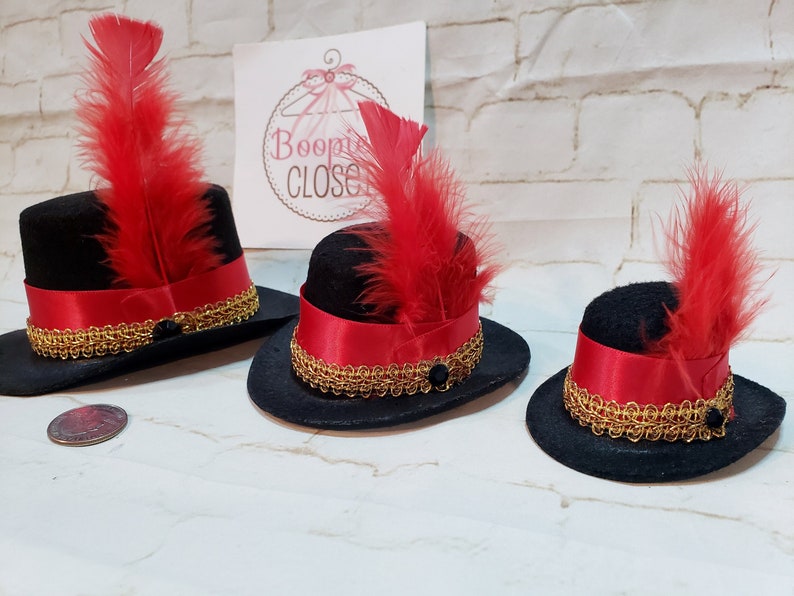 Ringmaster Mini Circus Top Hat for Adults & Children Top Hat - Etsy