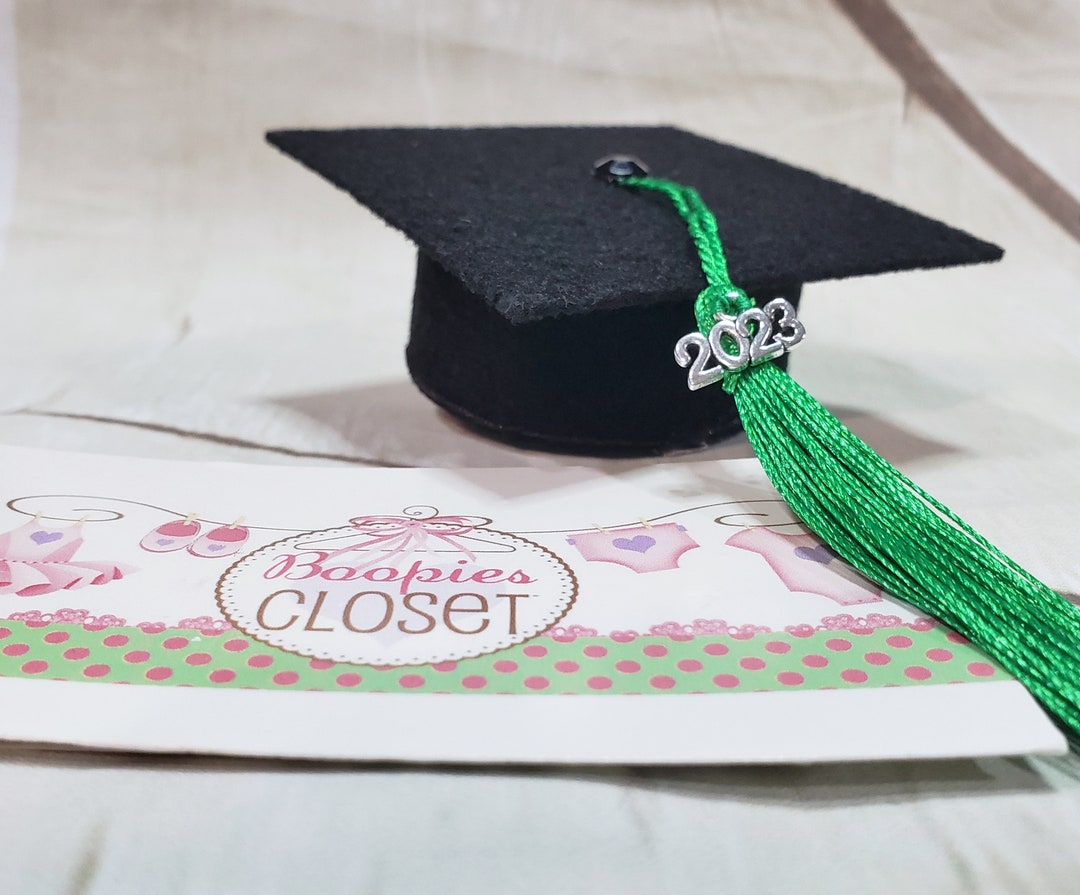Mini Graduation Cap Barrette: 3-inch Felt Cap & Tassel - Etsy