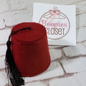 Moroccan 3.5" Mini Fez Hat Headband for Adults & Children, Shriner's ...