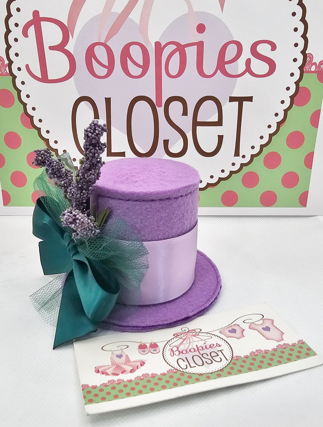 Lavender Mini Top Hat, Mini Easter Hat, Mini Spring Top Hat, Birthday ...