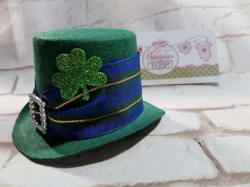 St Patty's Leprechaun Buckle 4 Mini Top Hat for | Etsy