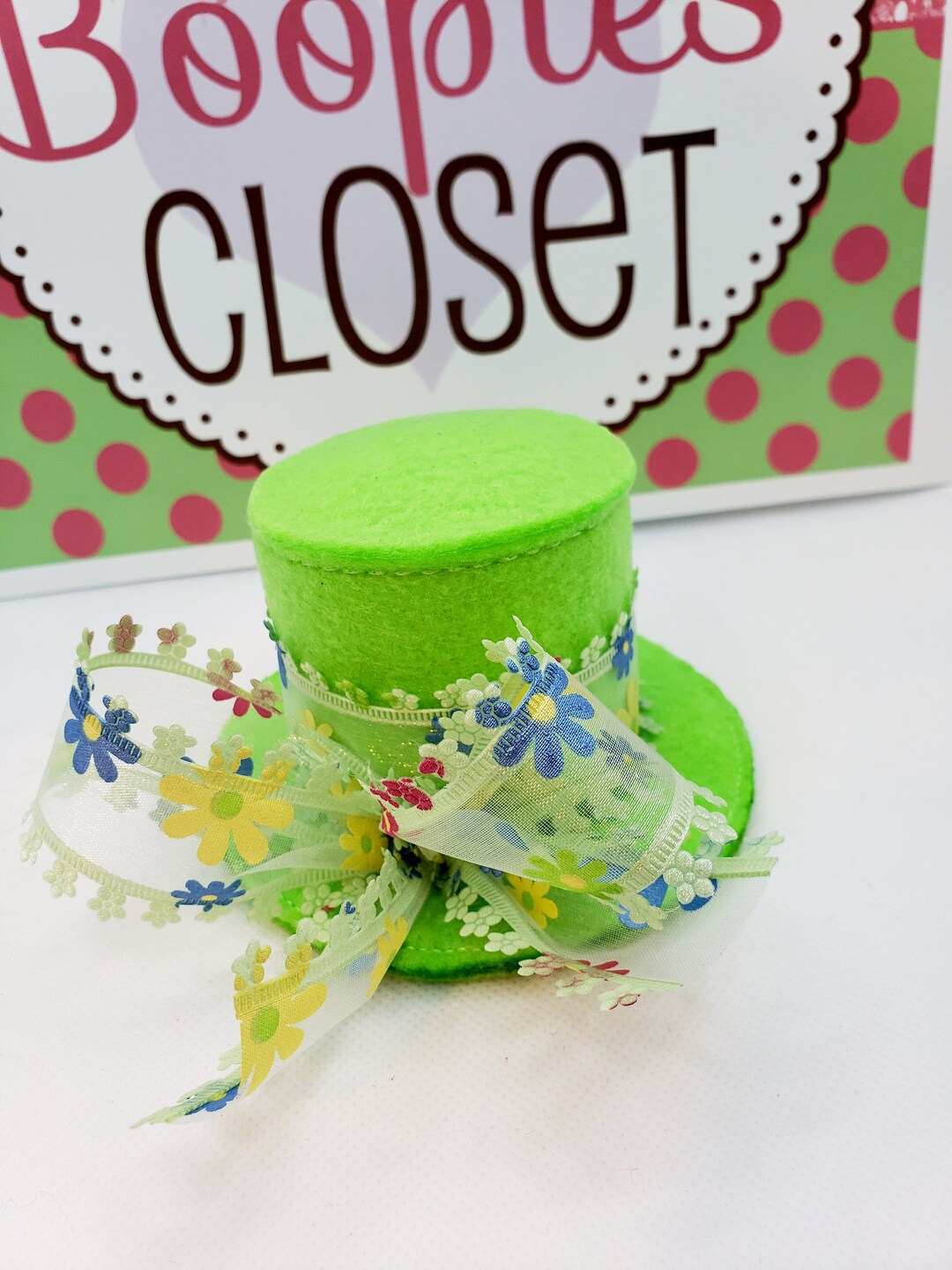 Floral Mini Top Hat, Spring Top Hat, Easter Bonnets, Mini Hats for ...