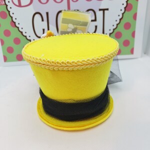 Bee Flared Mini Top Hat, Honey Bee Hats, Derby Hats, Mini Hats for ...