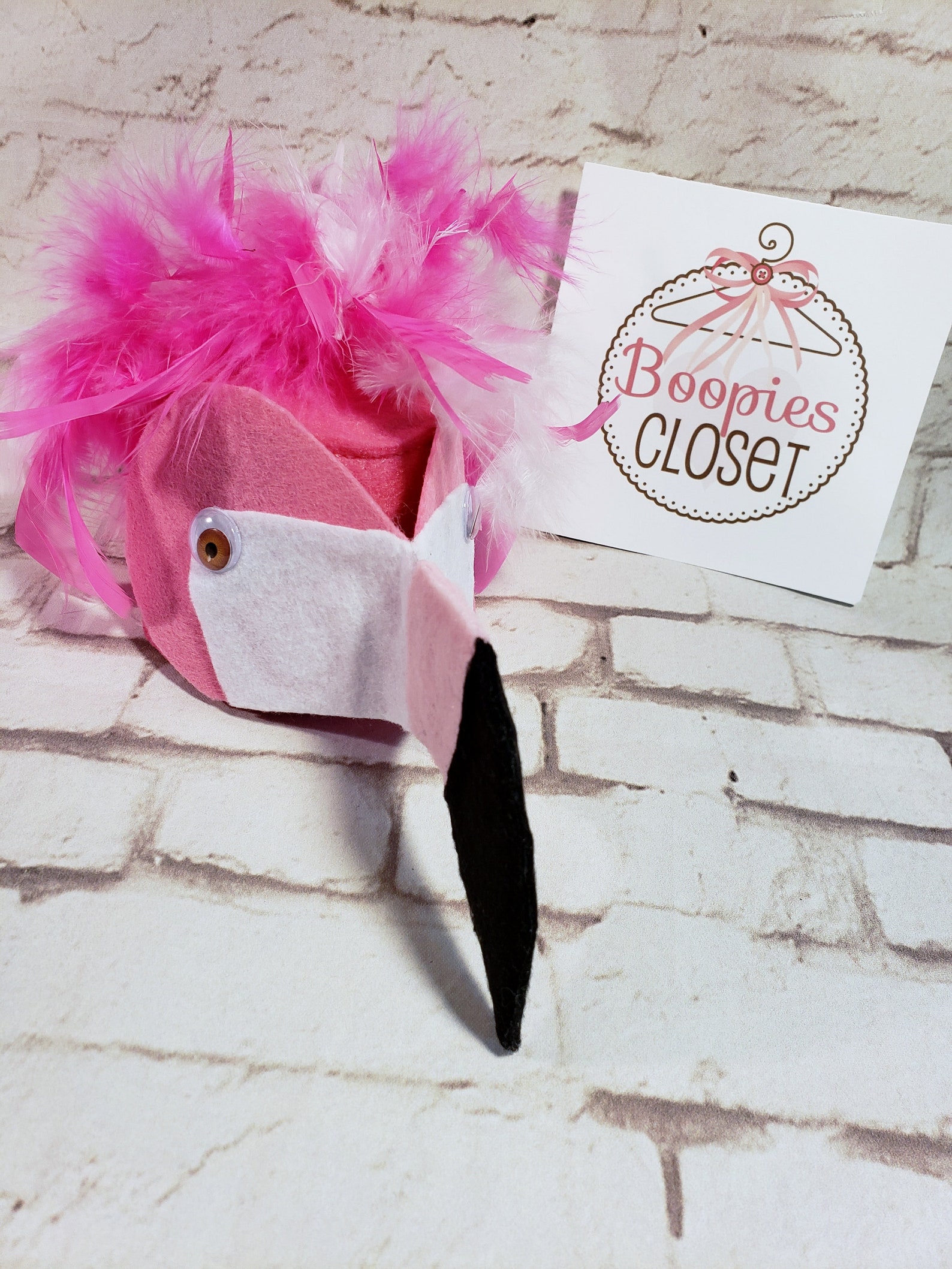 Flamingo Exotic Bird Mini Hat Headpiece Exotic Bird Hat - Etsy