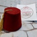 Moroccan 3.5 Mini Fez Hat Headband for Adults & Children, Shriner's Fez ...