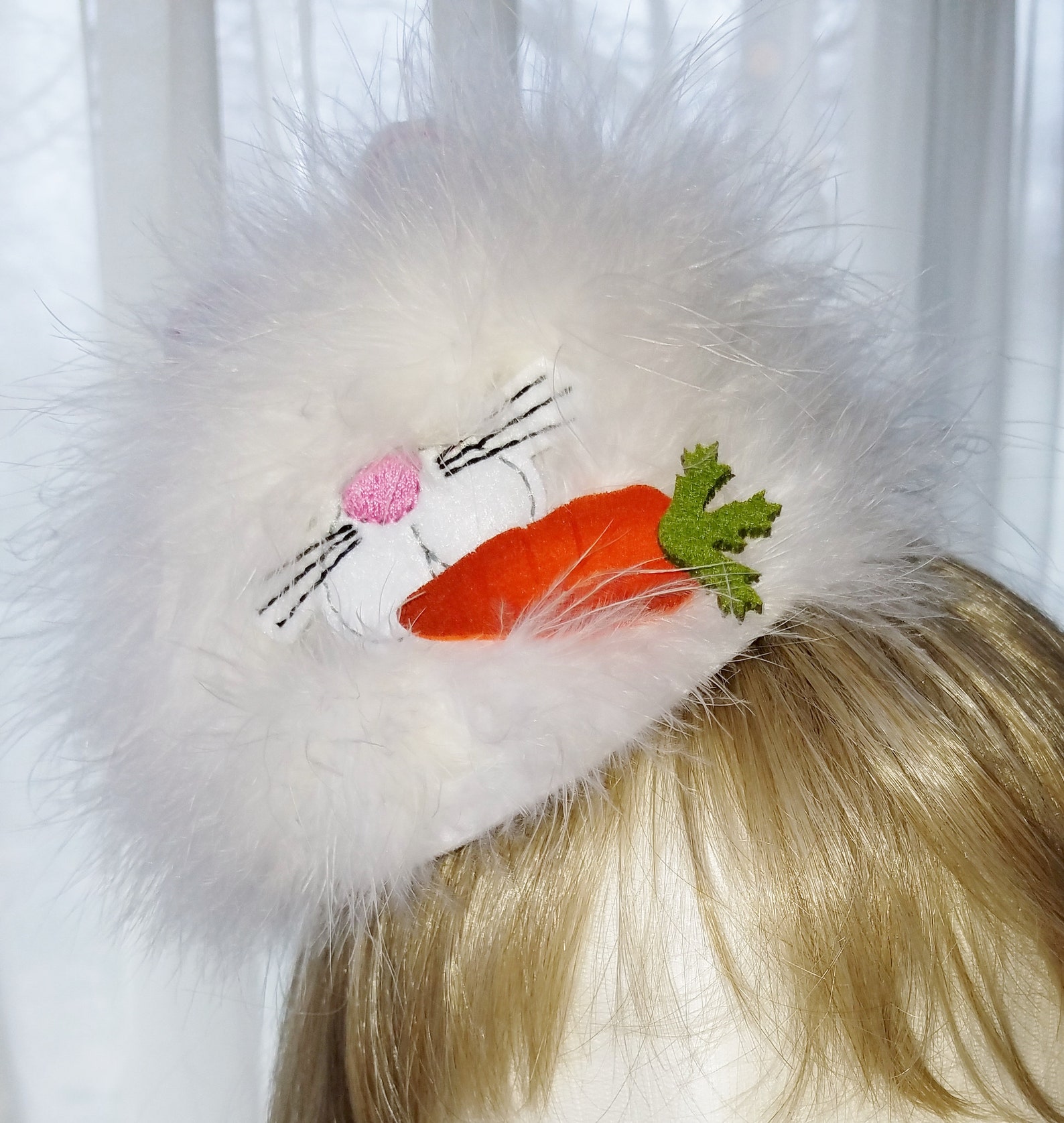 Easter 5 Bunny Top Hat for Girls Fuzzy Rabbit Mini Top - Etsy