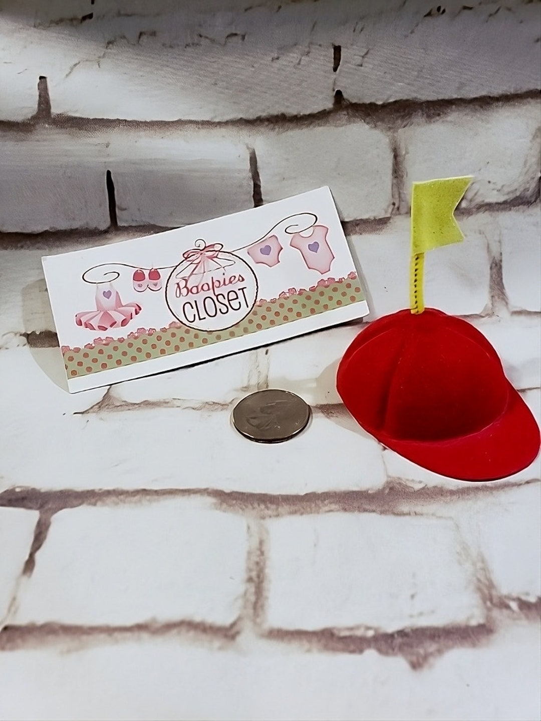 Scooter Mini Me Baseball Cap Barrette, Baseball Headband, Baseball Cap ...