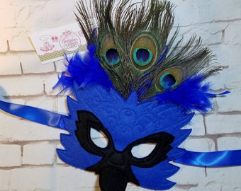 Feathered Flamingo Mask, Pink Flamingo Bird Mask, Feathered Bird ...