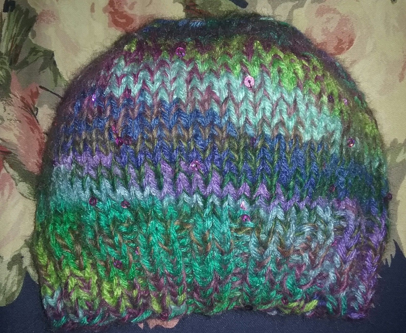 Knitted Ponytail Hat Pattern: Easy Beginner Knit, Ladies & Girls Sizes ...