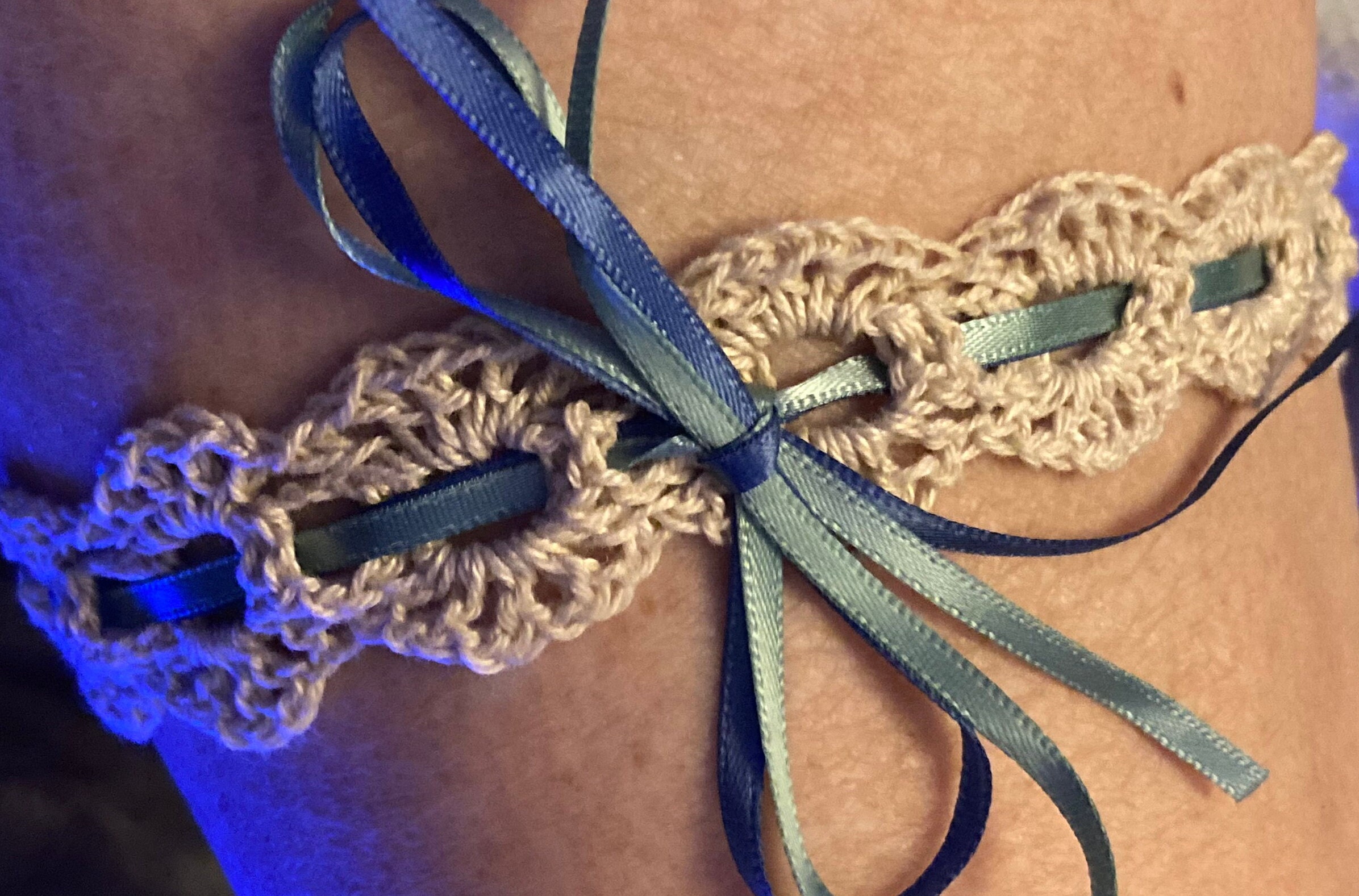 CROCHET PATTERN: Bridal Garter Pattern “something Blue” - Etsy