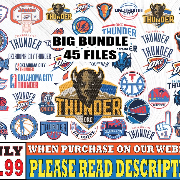 Oklahoma Thunder Svg - Etsy