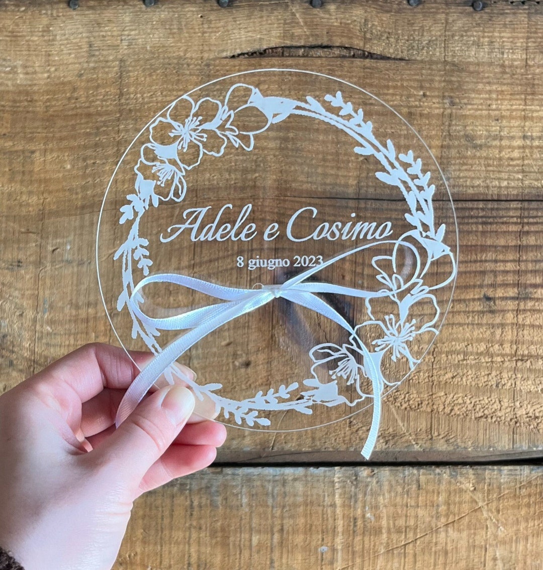 Porte Alliances Mariage , Décoration Mariage, Support Alliances ...