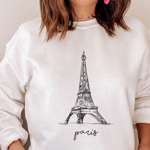 Paris France Sweatshirt City of Love Sweater Travel Shirt - Etsy