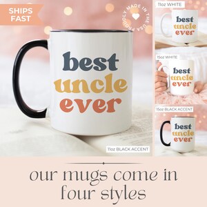 Cool Uncle Mug, Uncle Gift, New Uncle, Best Uncle Ever Mug, Uncle Mug ...