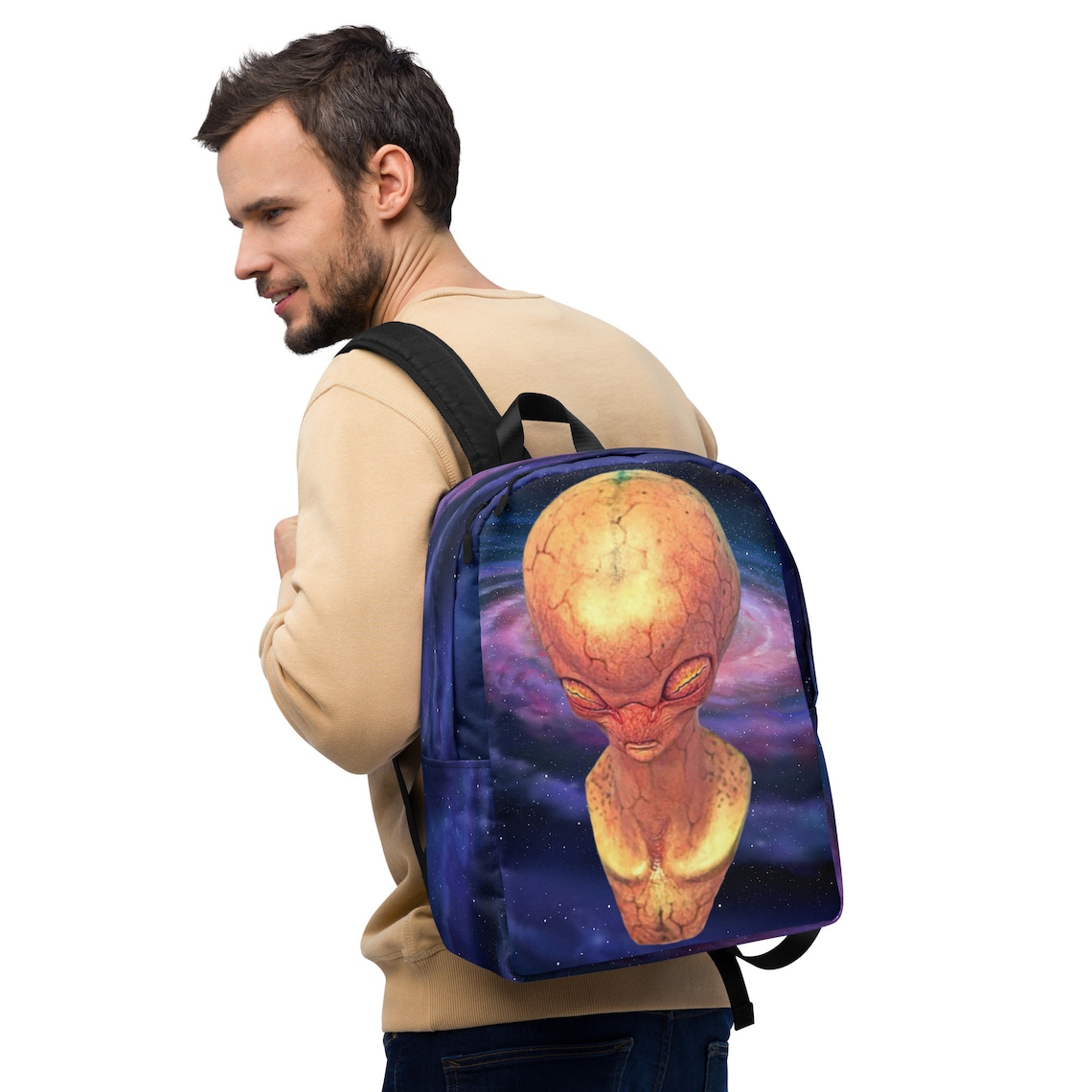 Minimalist Backpack Alien - Etsy