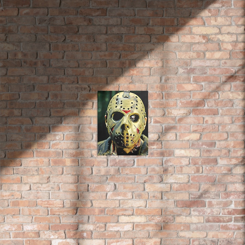 Jason Voorhees Concept Art Metal Prints - Etsy