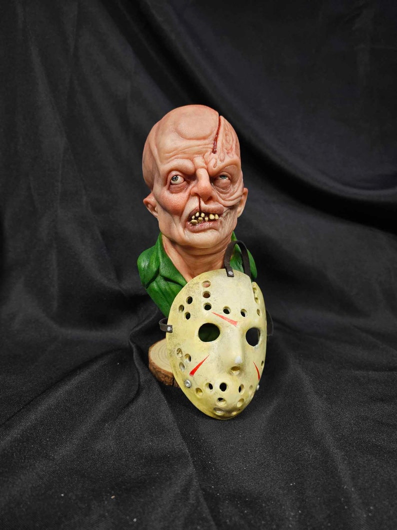 Translucent Resin Jason Voorhees Bust w/removable Hockey Mask - Etsy