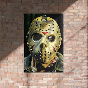 Jason Voorhees Concept Art Metal Prints - Etsy