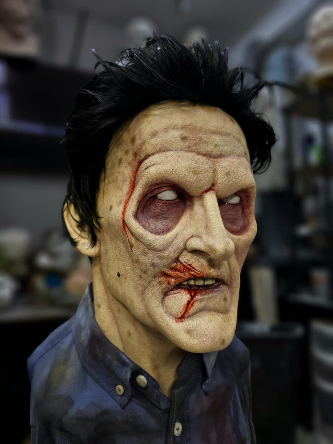 Possessed Ash (evil Dead 2) Resin Display Bust - Etsy