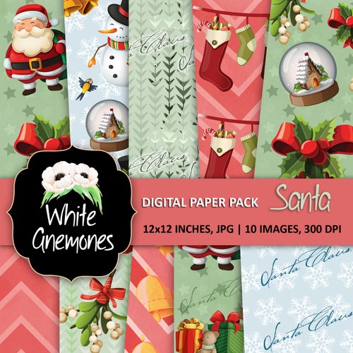 Digital Papers Little Man / Mustache Theme Patterns in Navy | Etsy