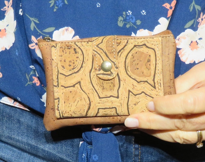 Cork Wallet Made in Portugal - High Quality Cork Wallet Natural Color ...