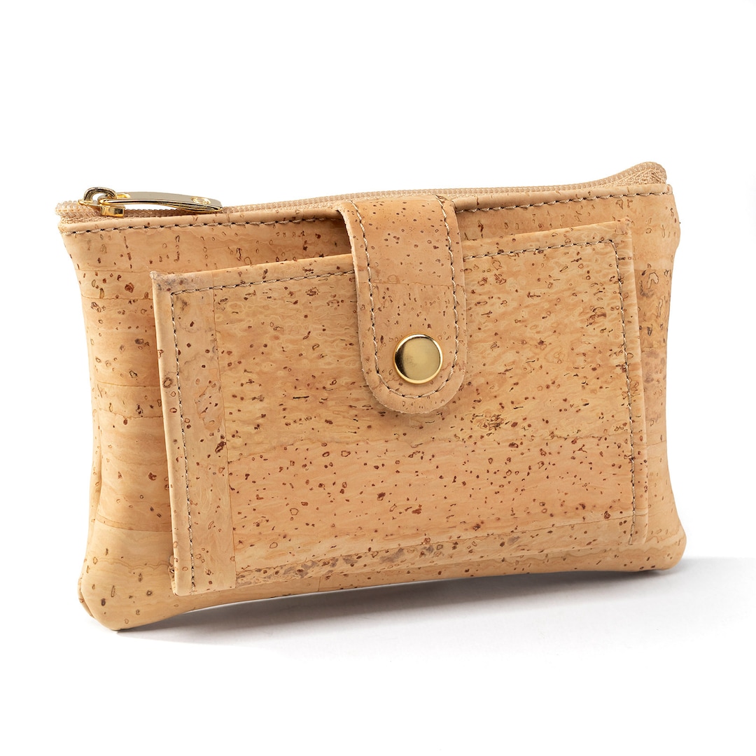 Cork Wallet Made in Portugal - High Quality Cork Wallet Natural Color ...