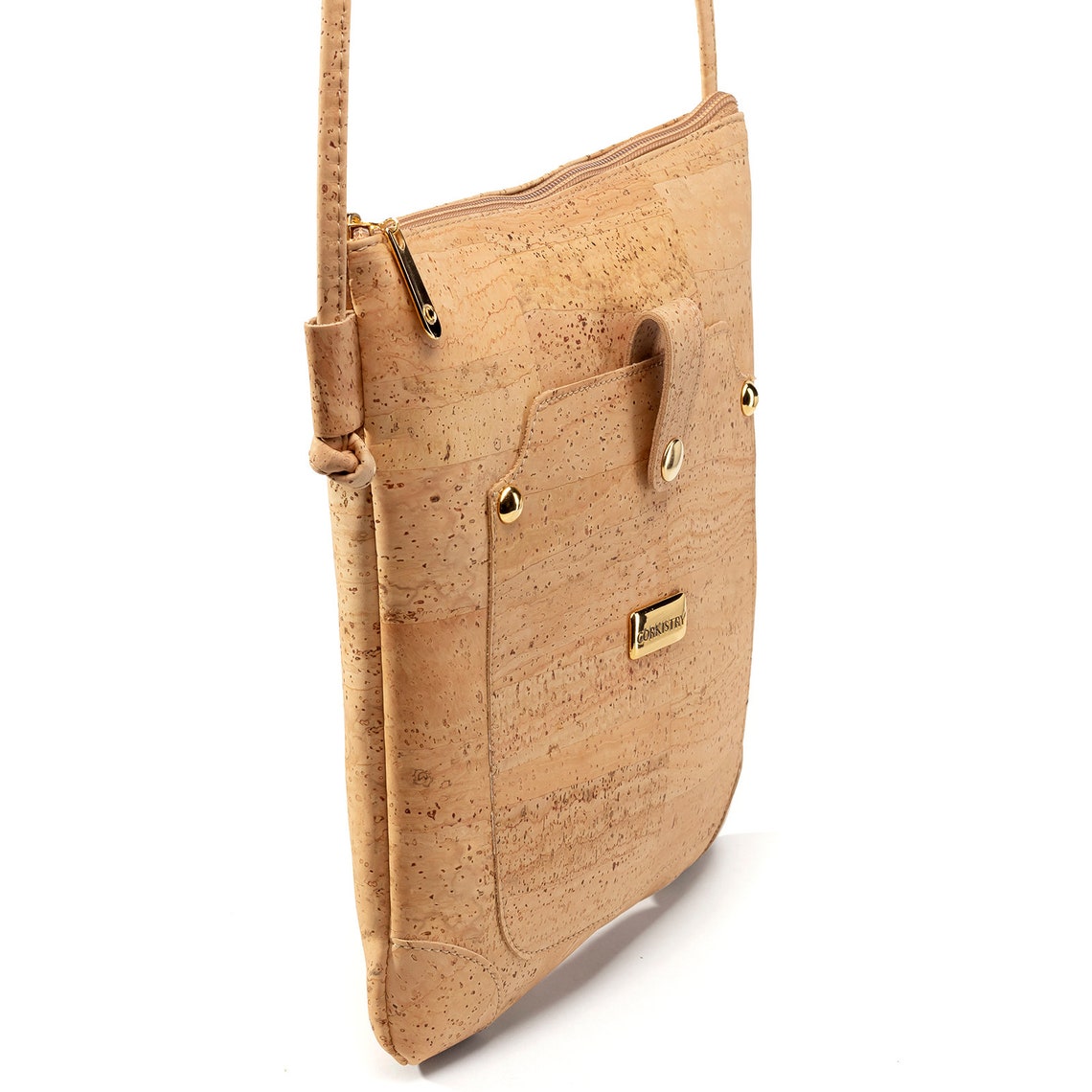 Cork Purse Made in Portugal natural tone cork bag cork | Etsy