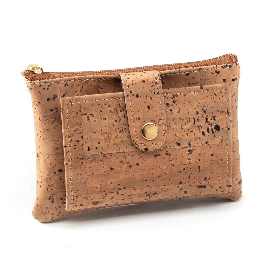 Cork Wallet Made in Portugal - High Quality Cork Wallet Tobacco Color ...