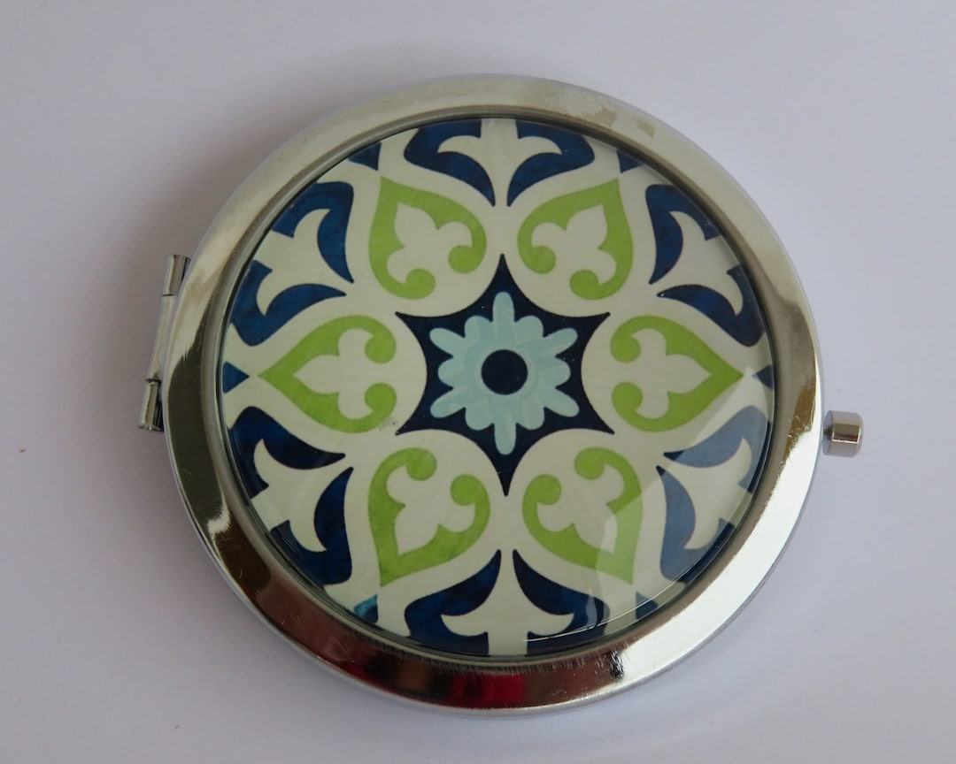 Pocket Mirror - Handmade Pocket Mirror - Compact Mirror - Purse Mirror ...