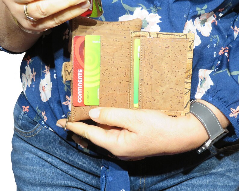 Cork Wallet Made in Portugal High Quality Cork Wallet | Etsy