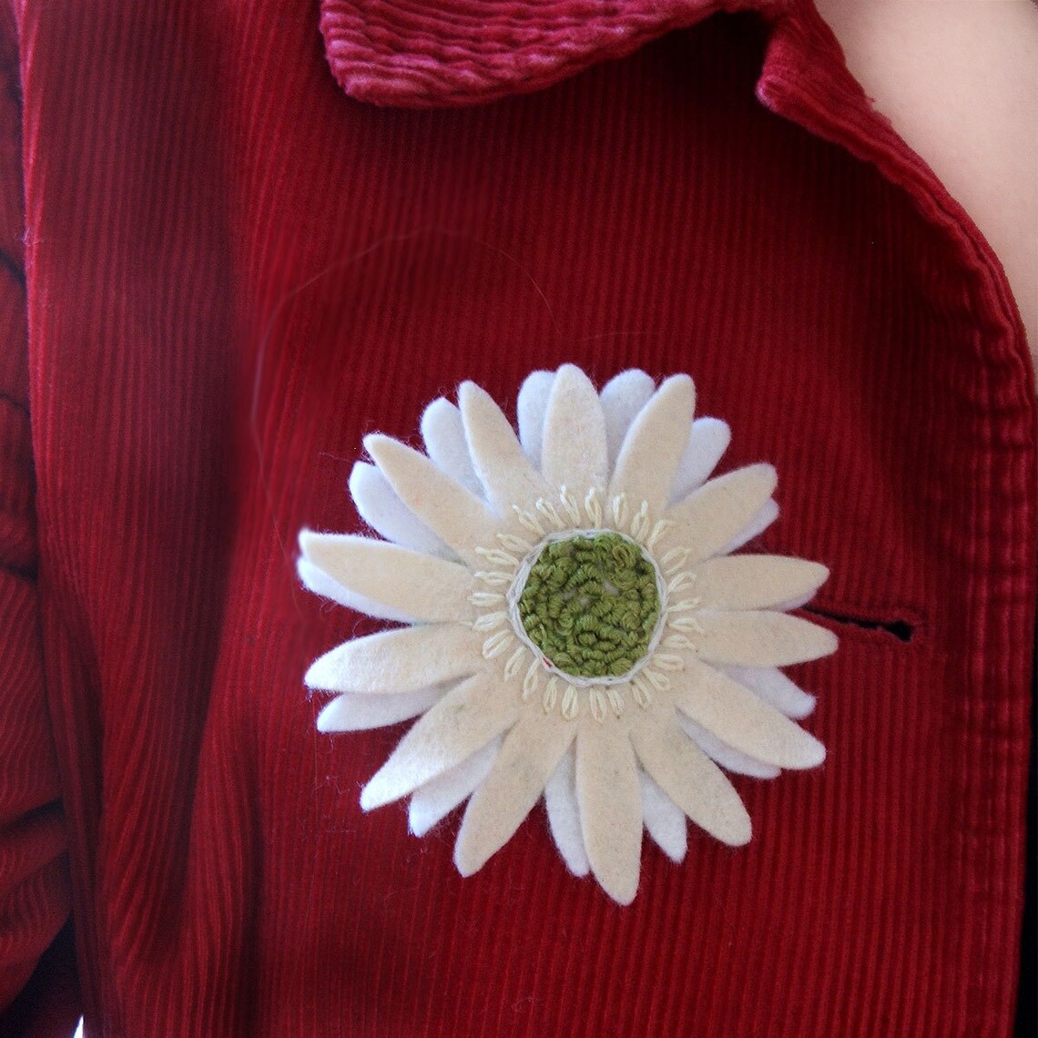 Purple Flower Brooch Large Gerbera Brooch African Daisy Felt - Etsy UK