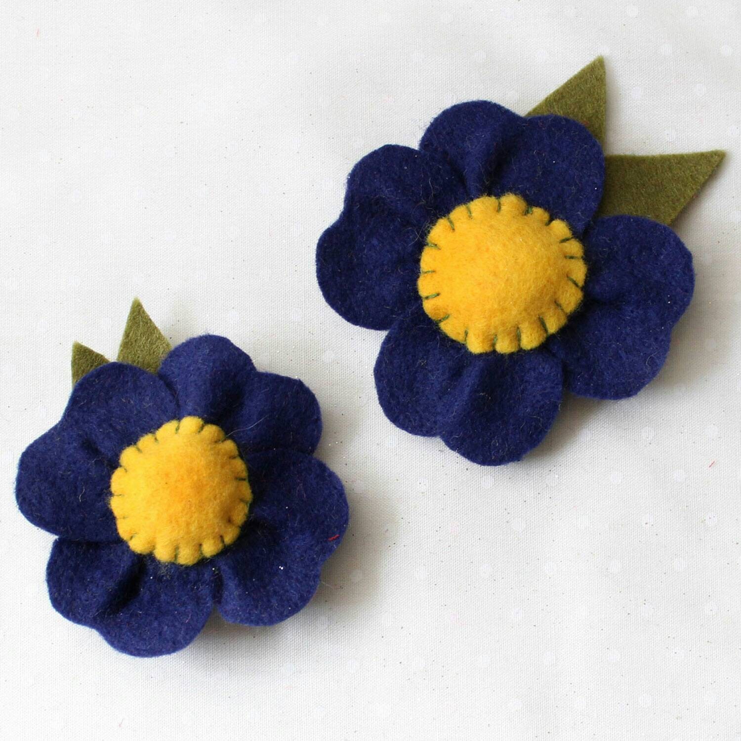 Dog Collar Flower Felt Poppy Collar Corsage Colourful Dog - Etsy UK