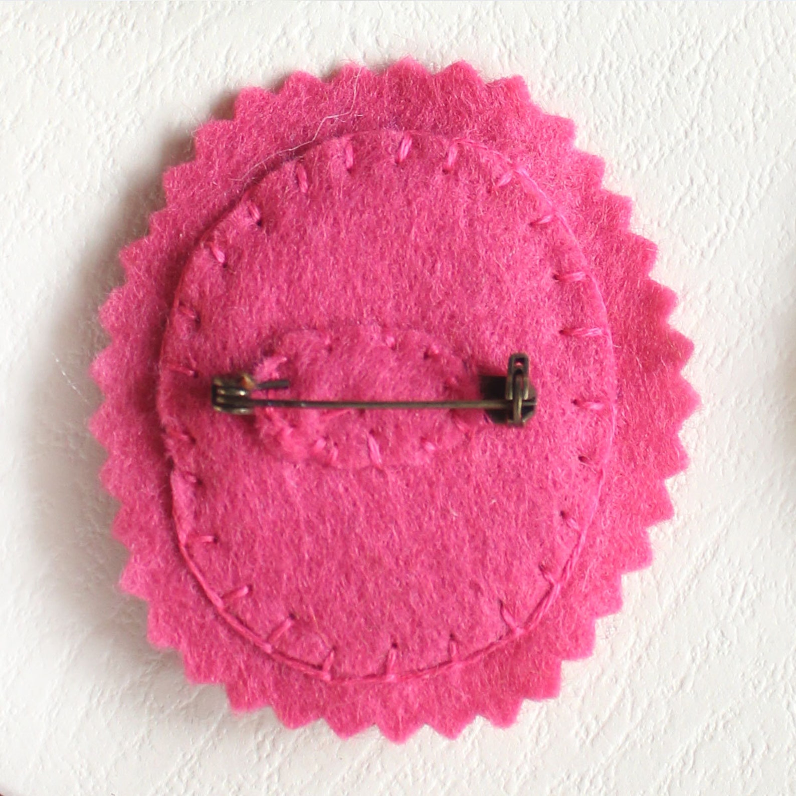 Spring Flowers Felt Brooch Embroidered Brooch with Pink | Etsy