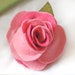 Pink Rose Felt Brooch English Rose Brooch Corsage in Dark and - Etsy