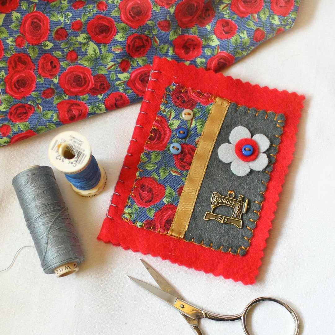 Felt Sewing Needle Case, Practical, Handmade Needlecraft Gift, - Etsy