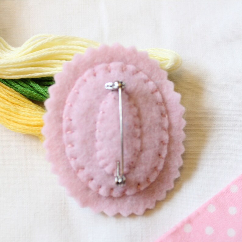 Daffodil Brooch Hand Embroidered Yellow Flowers Pin With - Etsy UK