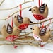 Robin Christmas Tree Decoration, Hygge Inspired Holiday Decor, Felt ...