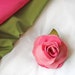 Pink Rose Felt Brooch English Rose Brooch Corsage in Dark and - Etsy