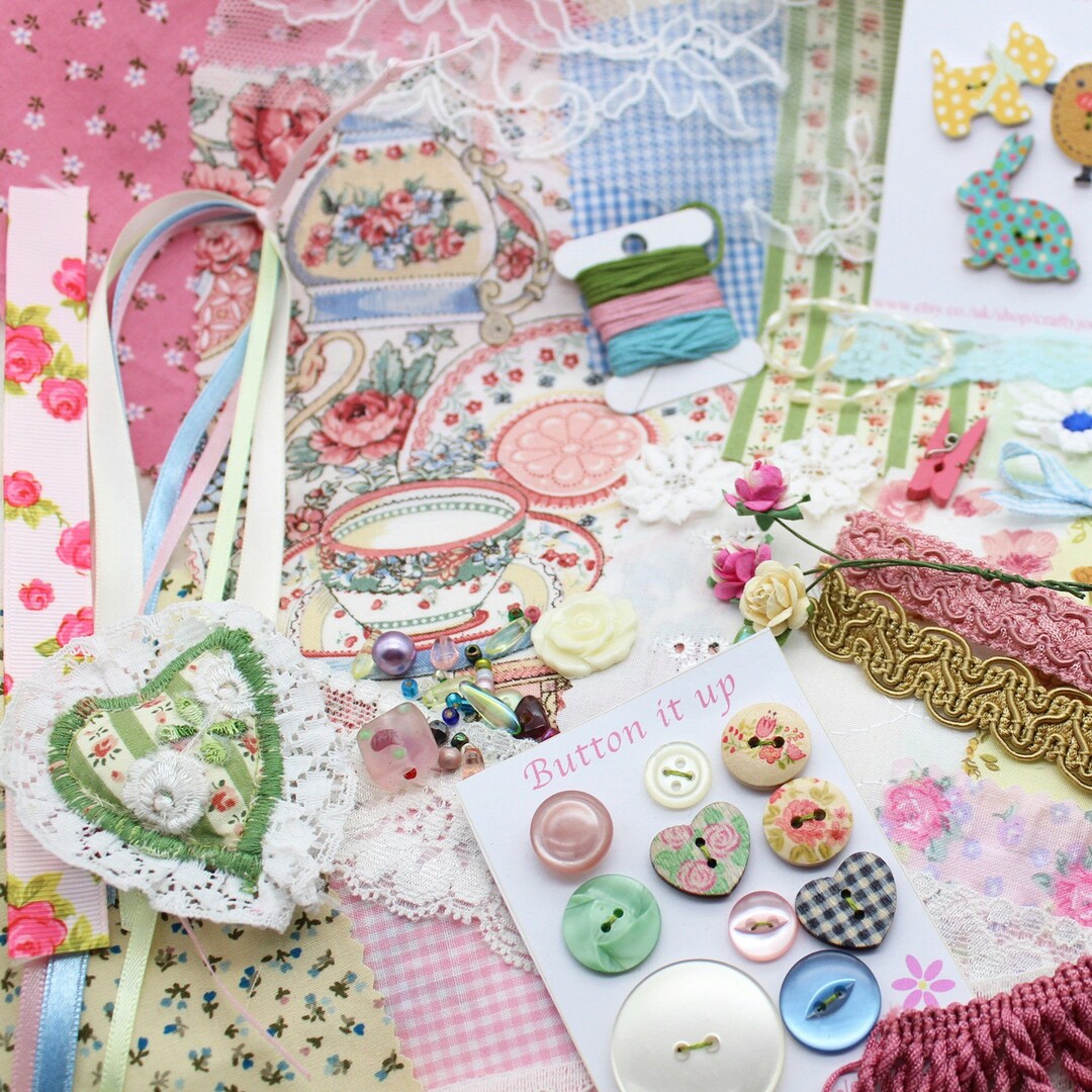 Cottagecore Slow Stitch Kit, Mothers Day Sewing Gift, Country Living ...