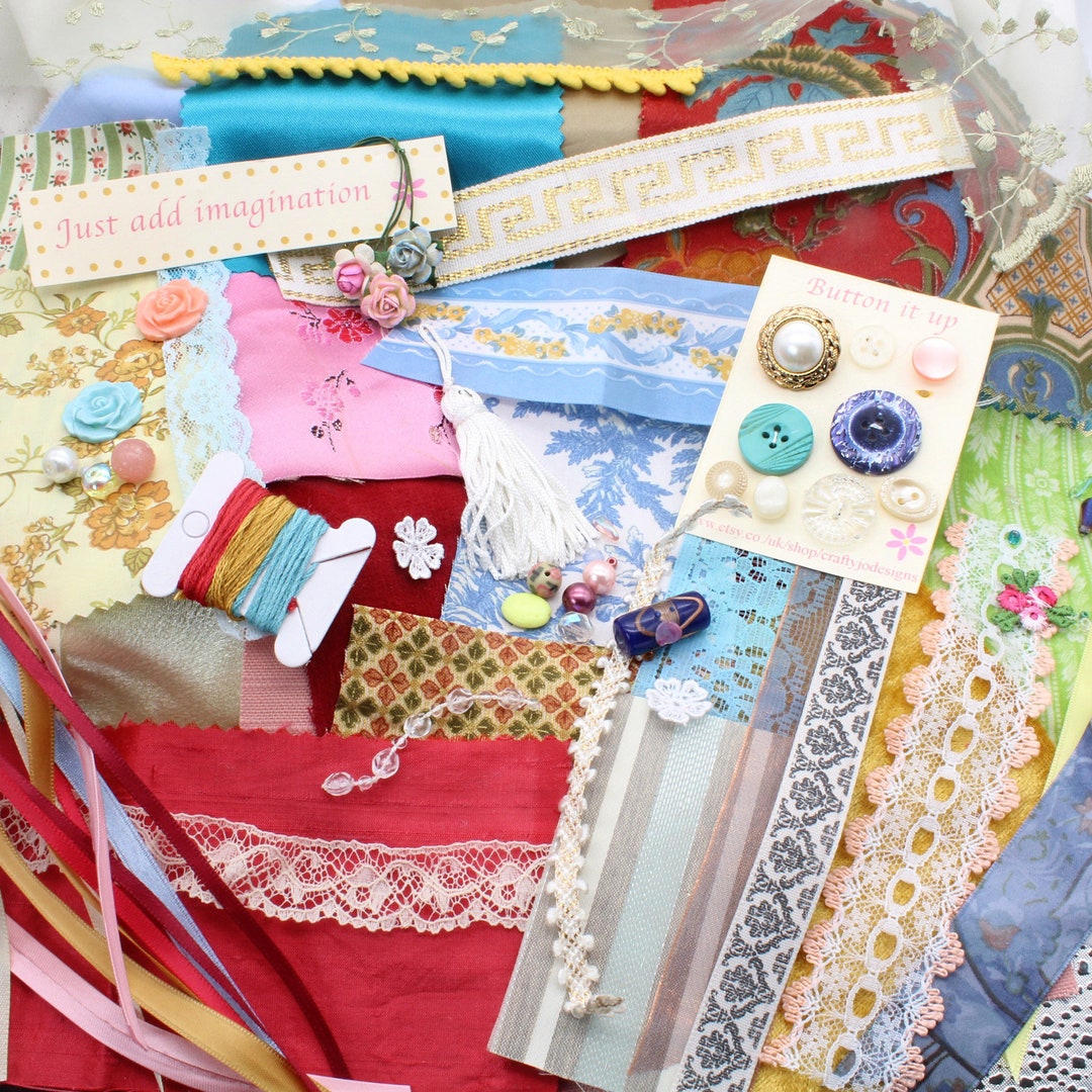 Regency Colours Slow Stitching Kit, Georgian Inspired Fabrics and ...