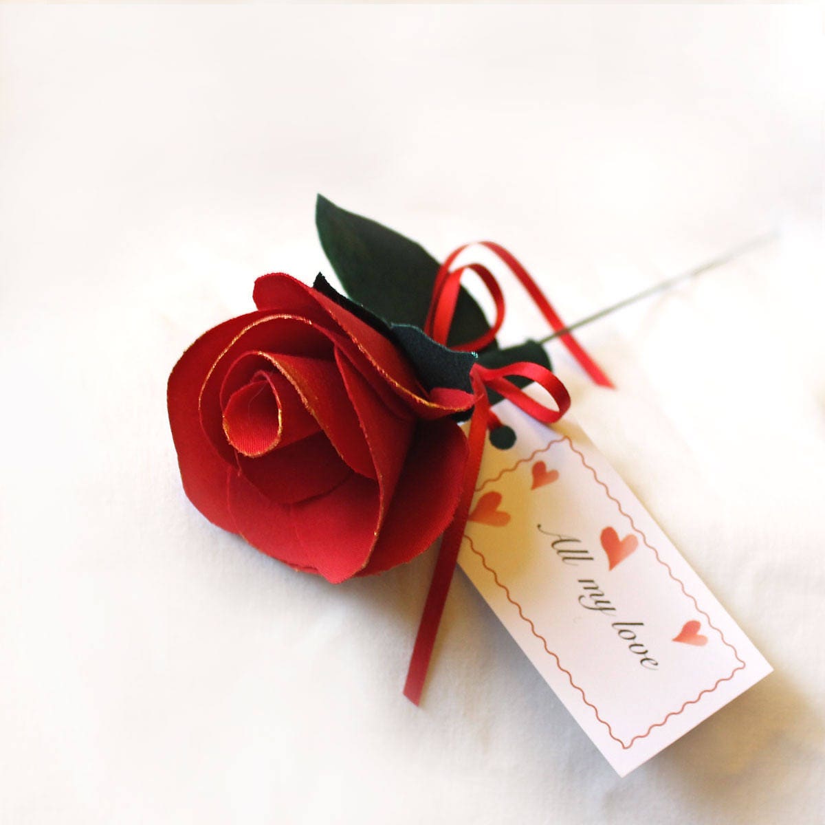 Single Red Rose Gift