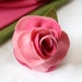 Pink Rose Felt Brooch English Rose Brooch Corsage in Dark and - Etsy