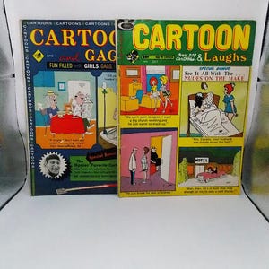 Vintage Adult Themed Cartoon Humor Magazines 1968 & 1972 - Etsy