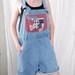 Medium/large | 80s 90s Vintage Cotton Denim Quilted Patched Pattern ...