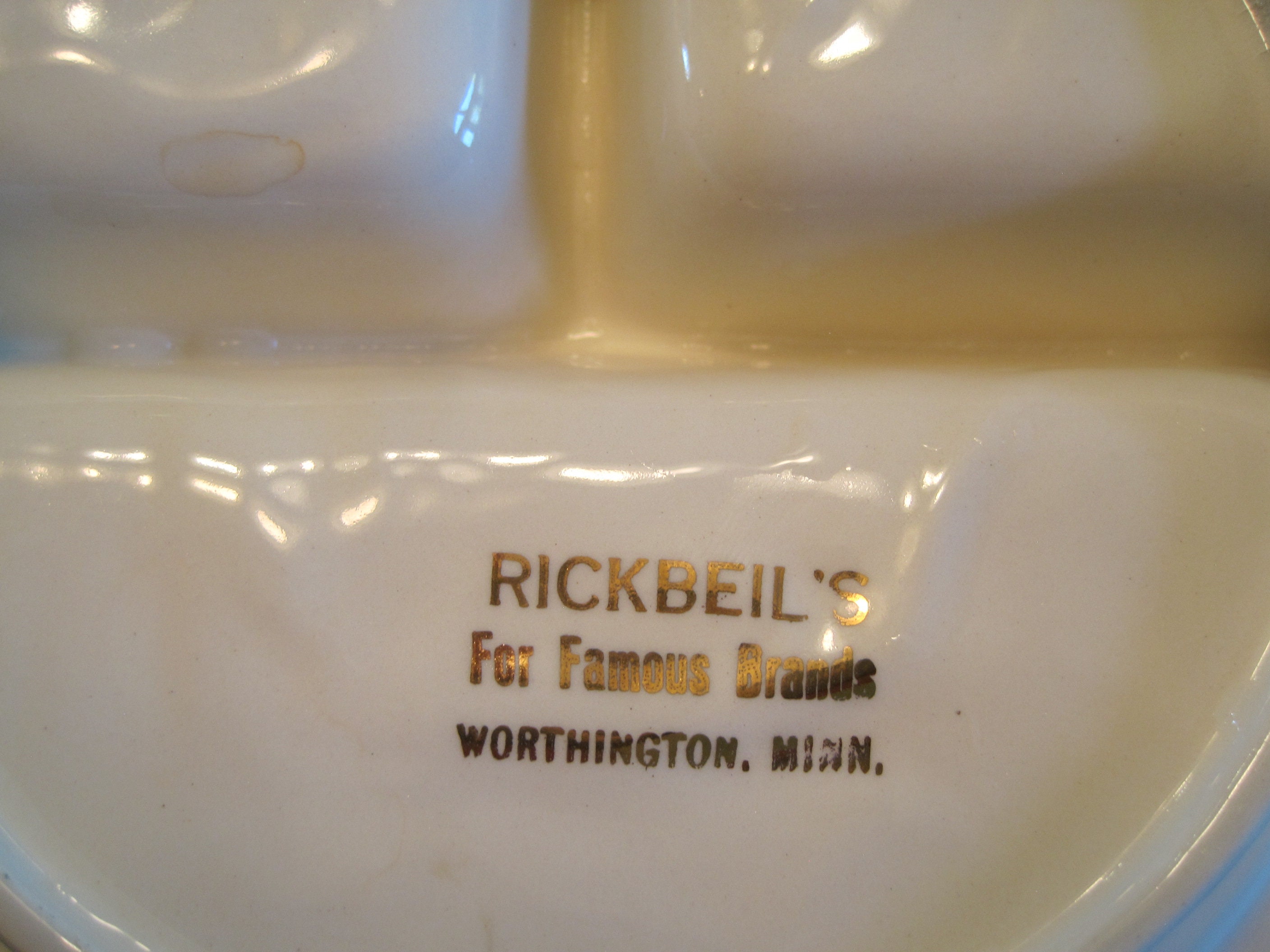 Antique Baby / Child Divided Dish & Cup. Infant, Toddler Plate. Small ...